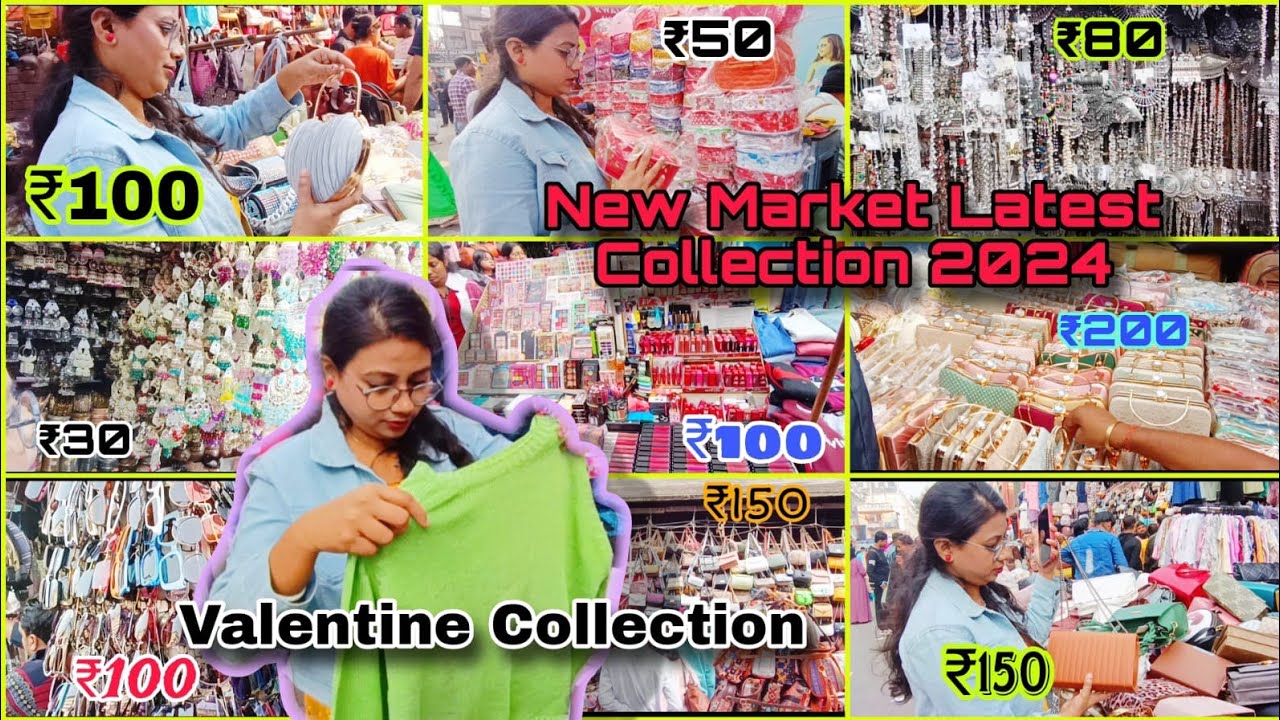Kolkata New Market latest collection of 2024/New Market Shopping Vlog ...