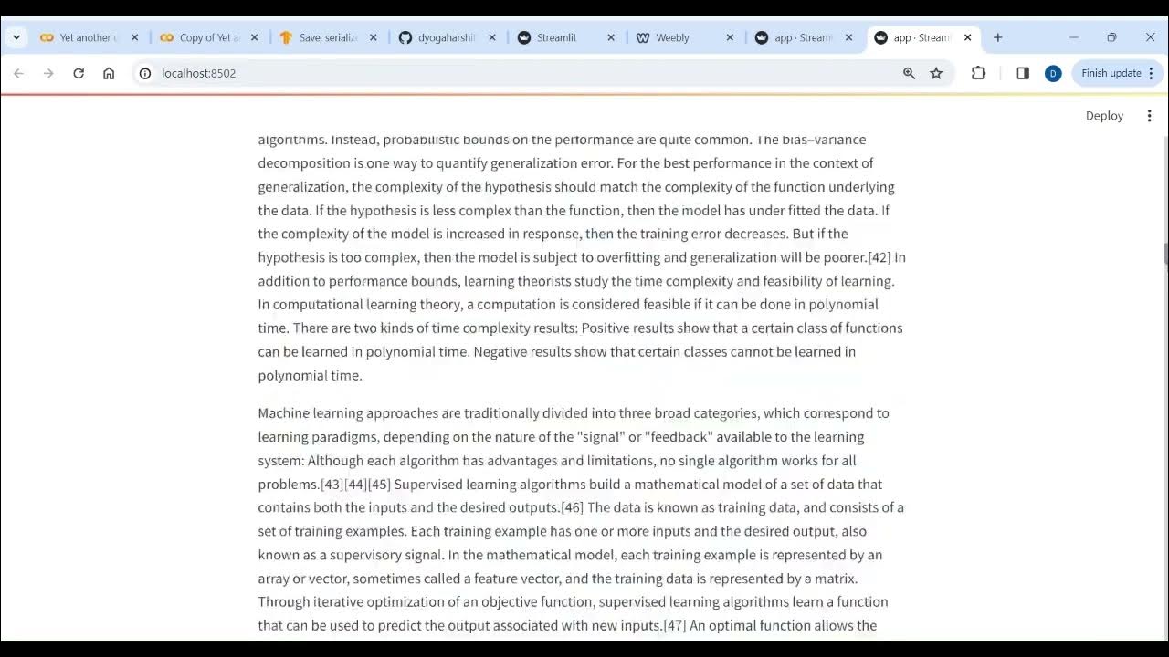 NLP text processing app with GitHub link in description - YouTube