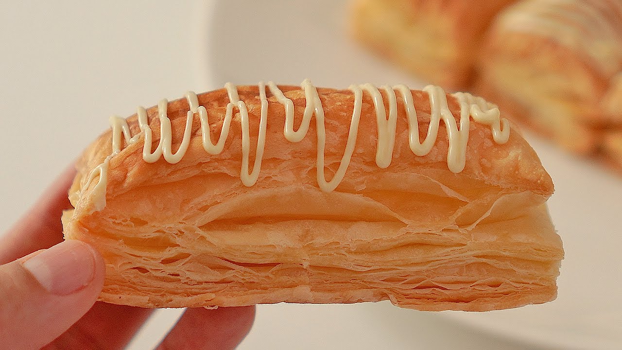 수많은 겹겹! 바삭바삭 완벽한 페이스트리 바! (The perfect crunchy puff pastry bars) - YouTube