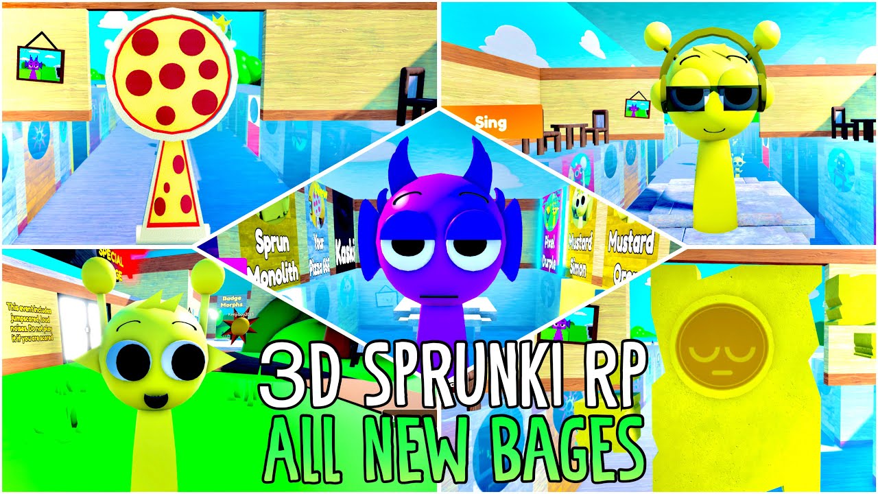 3D Sprunki RP And Animations All New Badges [Full Walkthrough] - Roblox ...