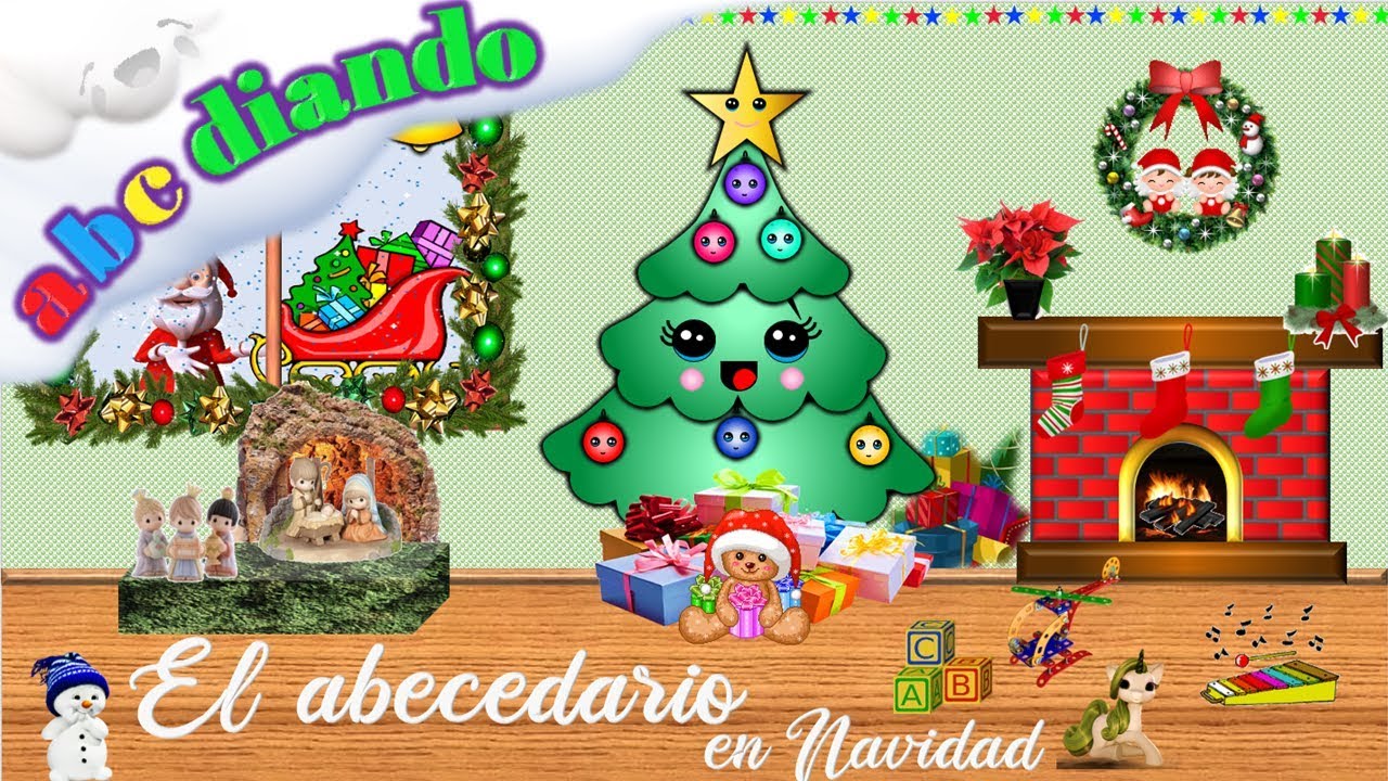 El abecedario en navidad - YouTube