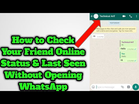How to Check Your Friend Online Status & Last Seen Without Opening ...