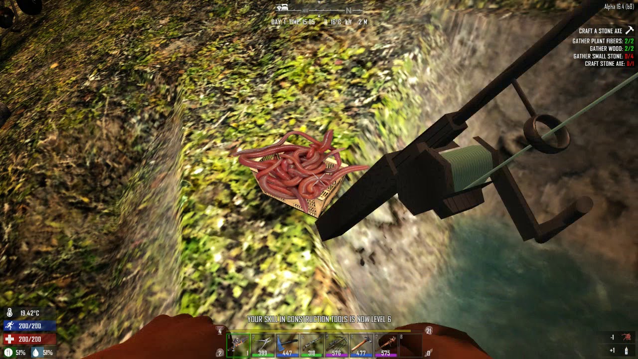 7D2D - Basic Fishing SDX Mod - YouTube