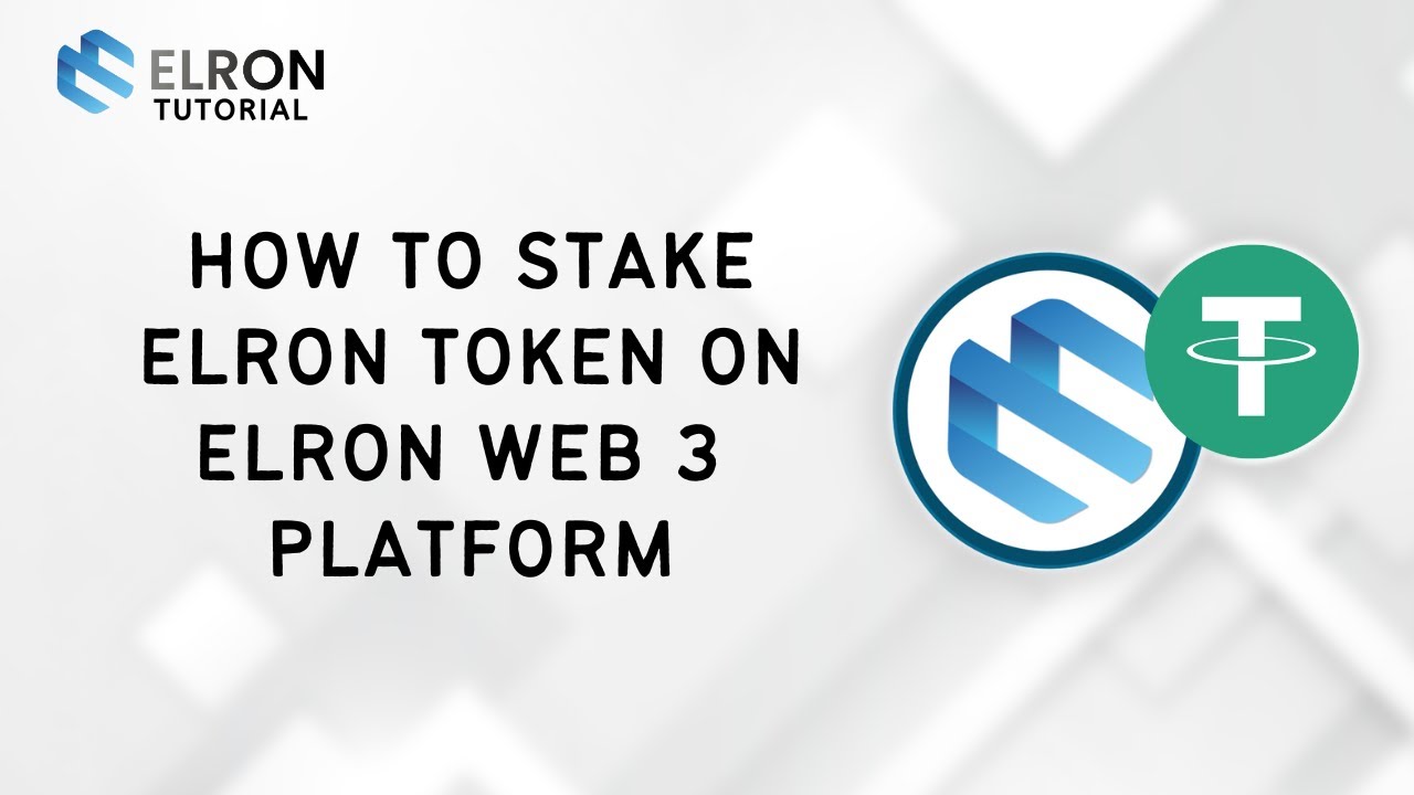 [💡 ELRON Tutorial] How To Stake ELRON Token On ELRON Web 3 Platform ...