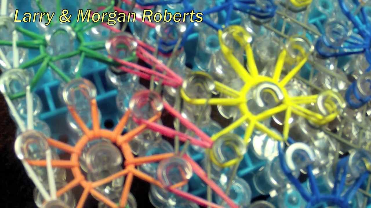 Quadruple Starburst Rainbow Loom Bracelet - YouTube