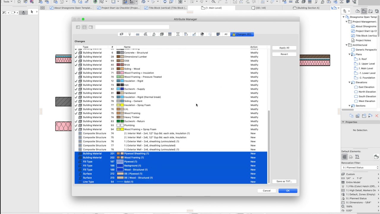 ARCHICAD Tutorial #73: Updating ARCHICAD files with Attributes and ...