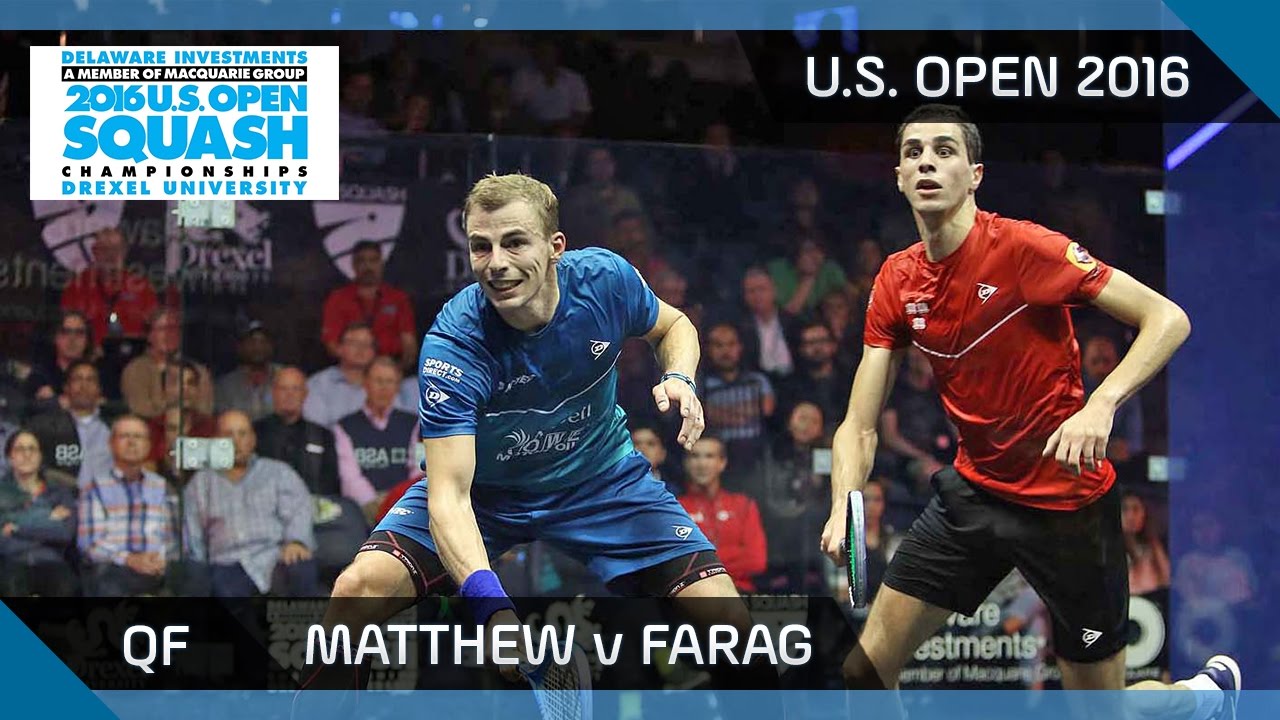 Squash: Matthew v Farag - U.S. Open 2016 - QF Highlights - YouTube