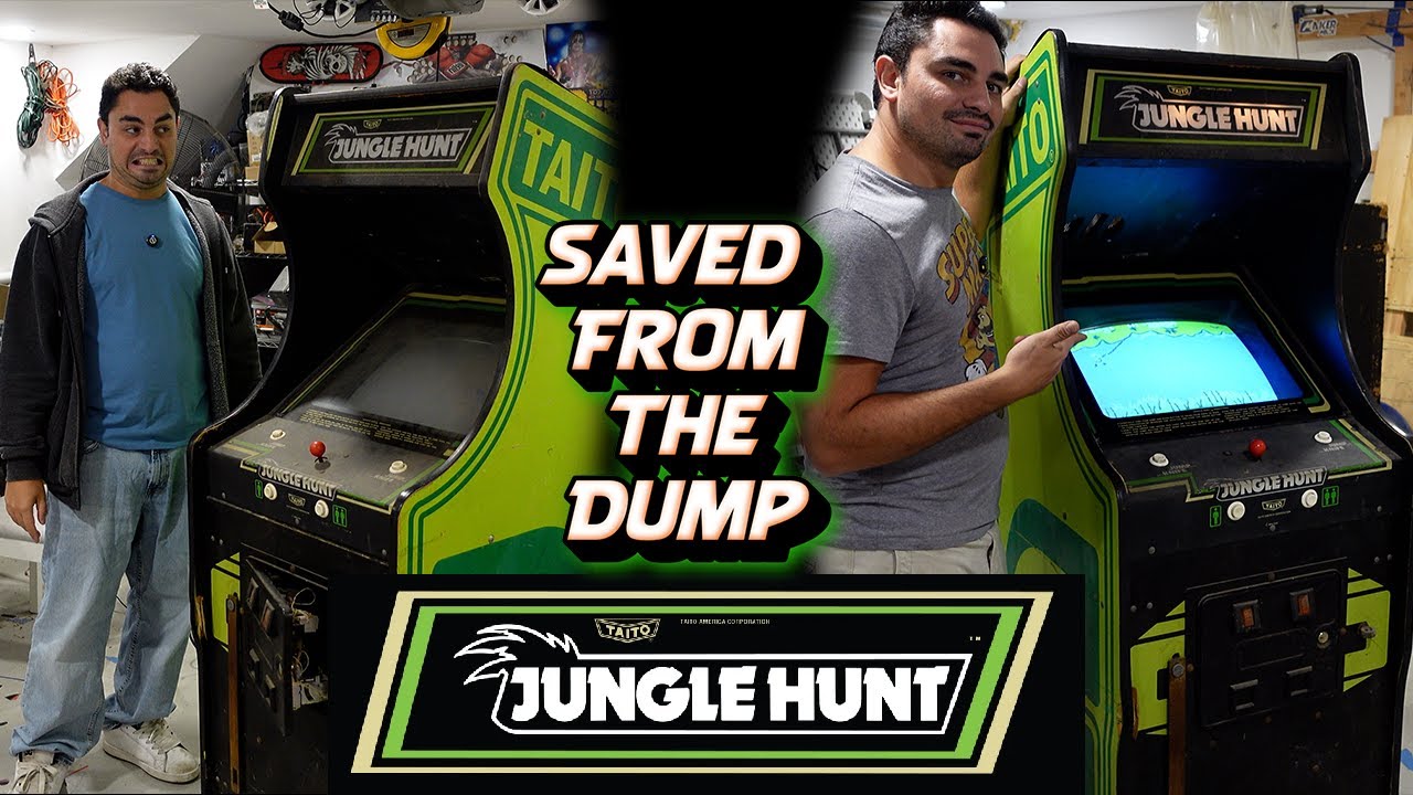 Taito Jungle Hunt Arcade Game Saved from the Landfill! - YouTube