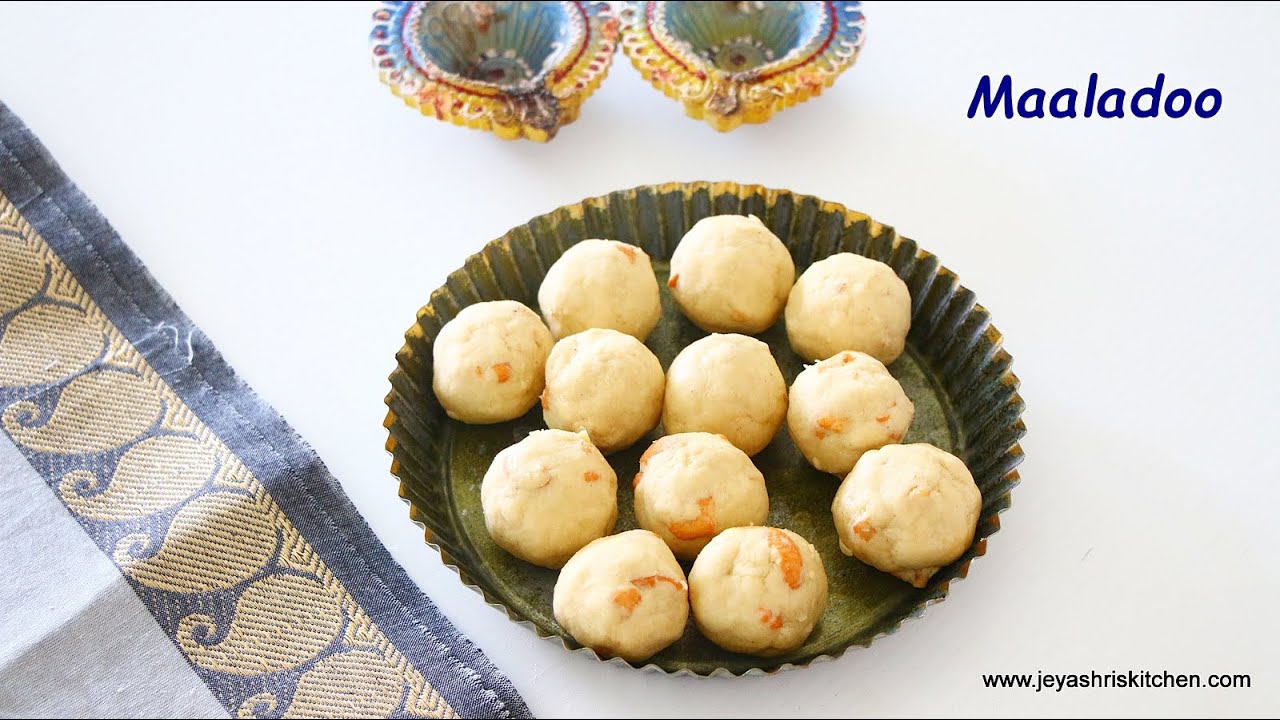 Maa ladoo recipe - Maaladdu - Pottukadalai urundai - மாலாடு - YouTube