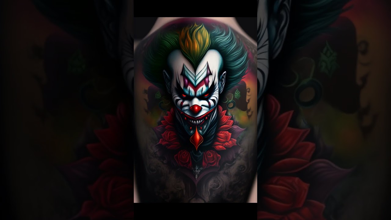 Evil Clowns Tattoos
