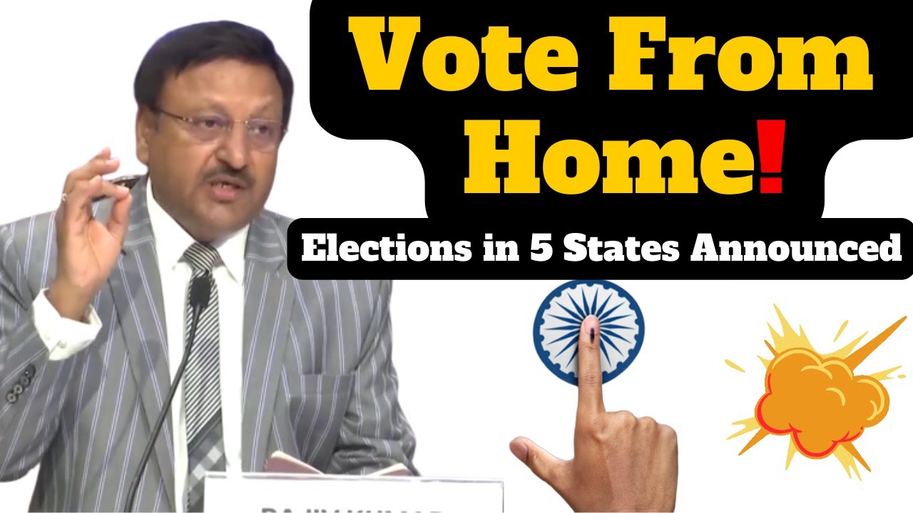 #BIG 'Vote From Home' Policy Introduced By EC | Elections Schedule For ...