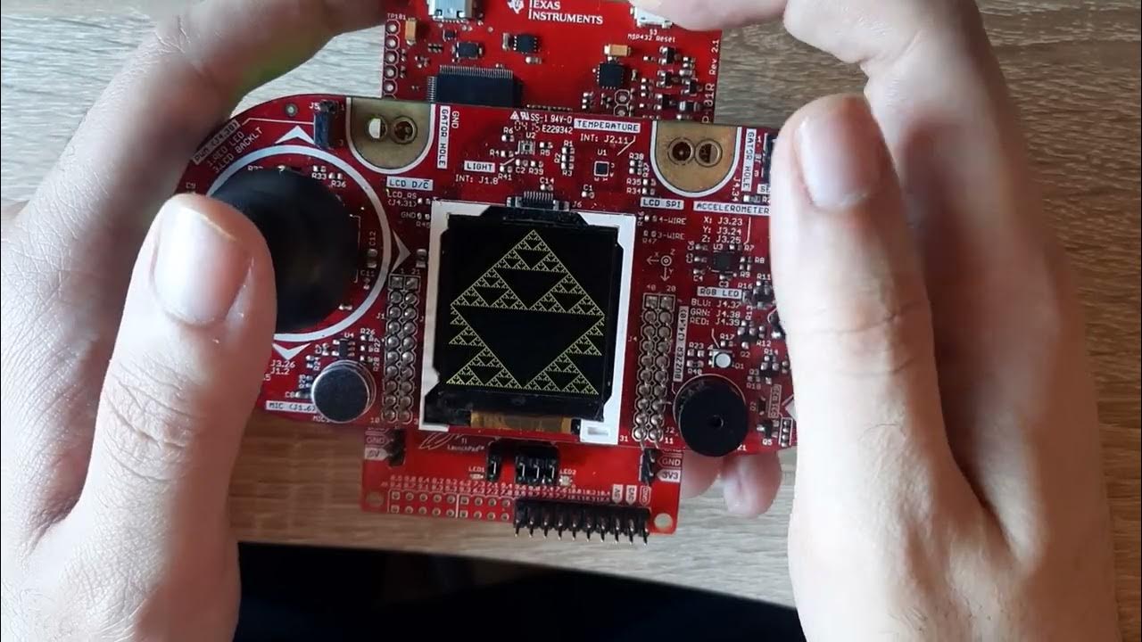 Cellular automaton on MSP432 Launchpad (german) - YouTube