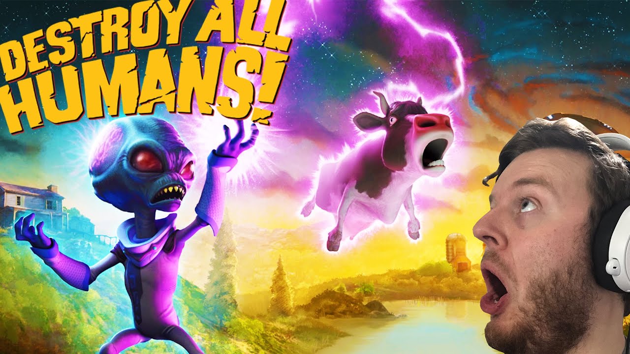 I Abduct Cows for FUN! - Destroy all Humans - YouTube