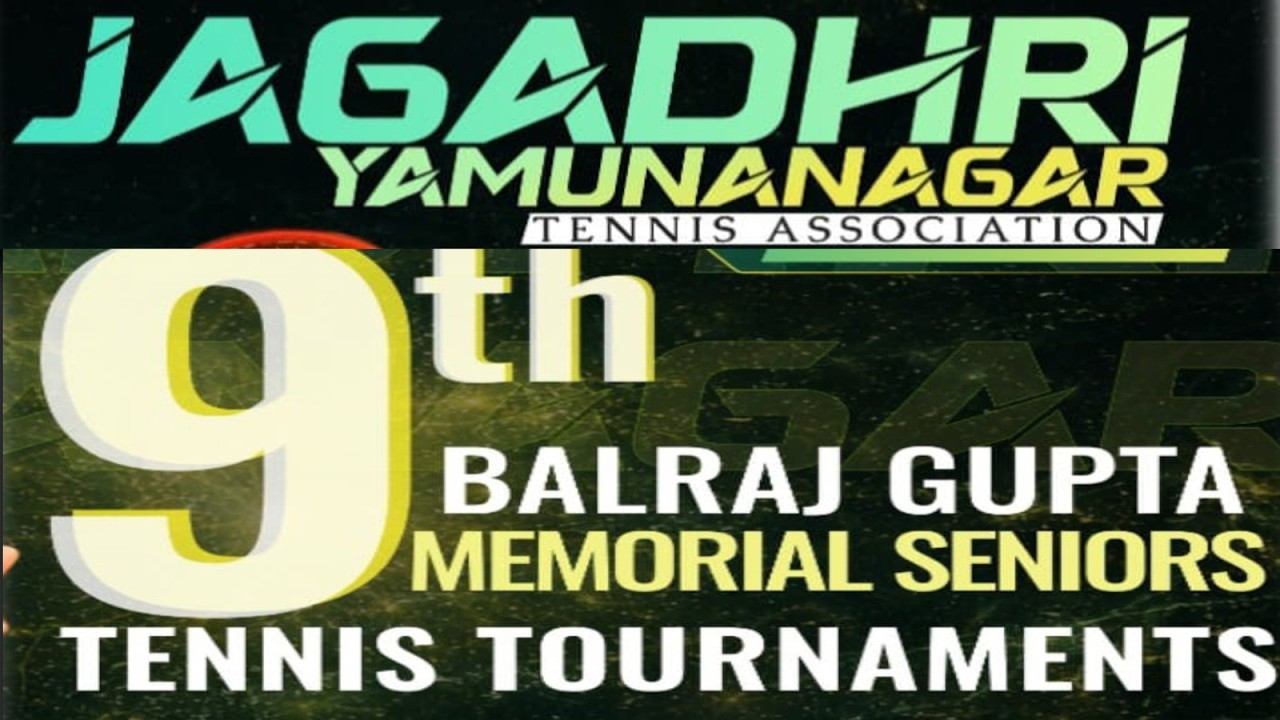 Jagadhri Yamunanagar Tennis 9th Balraj Gupta Memorial Seniors Tennis ...