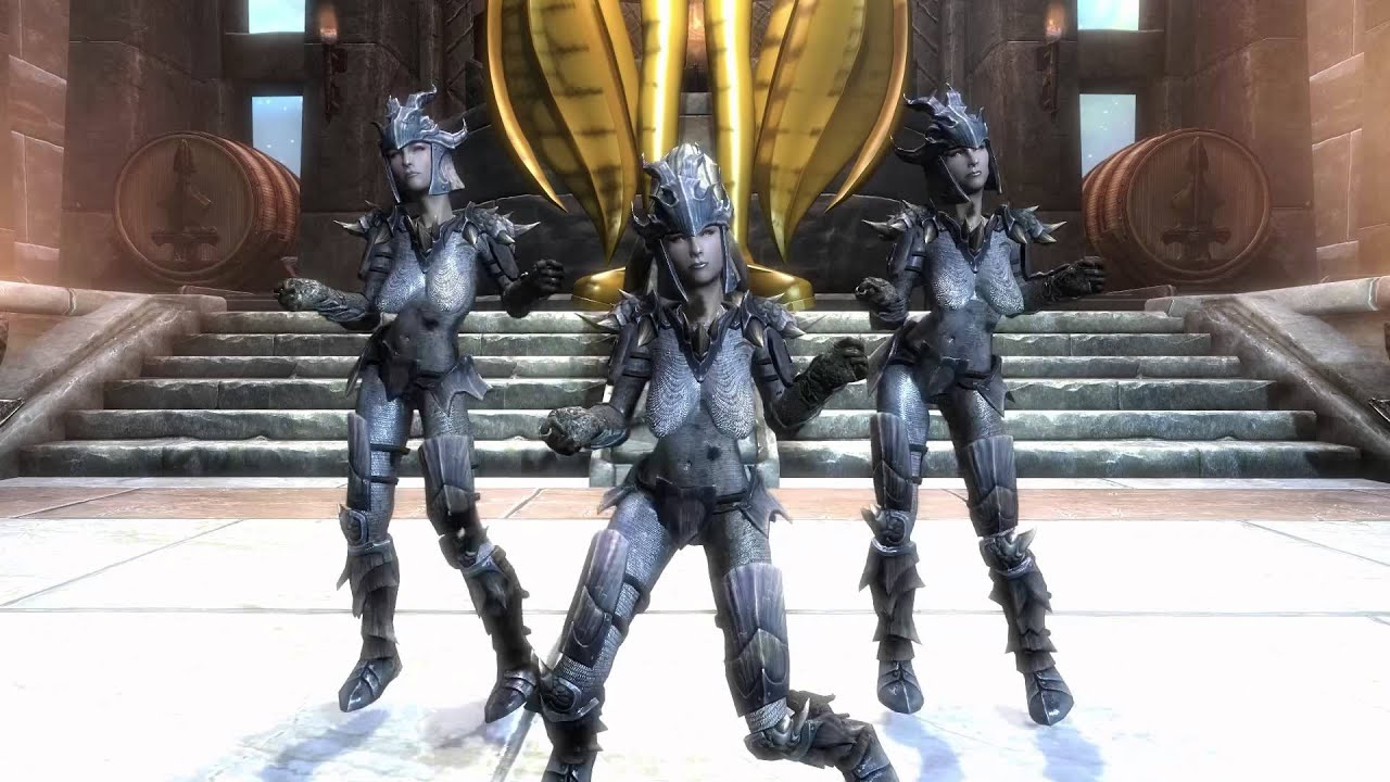 Skyrim. Dance Synchronizator 3.7. PWRPFF RAVES. - YouTube