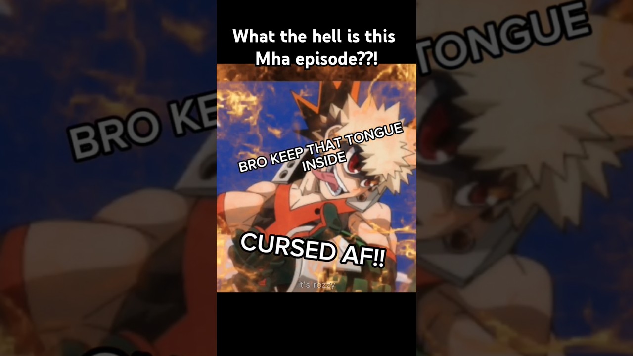 What is wrong with their faces?! #mha #weird #funny #anime #bakugo # ...