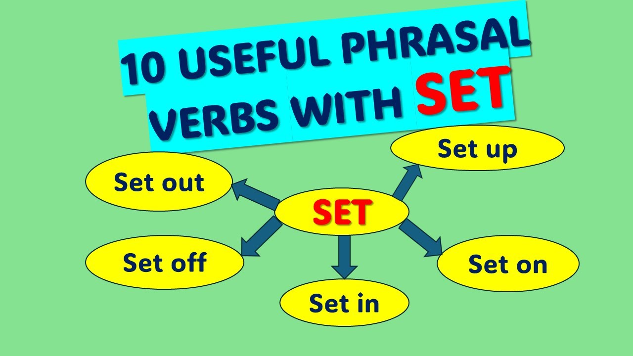 10 USEFULL PHRASAL VERBS WITH "SET". - YouTube