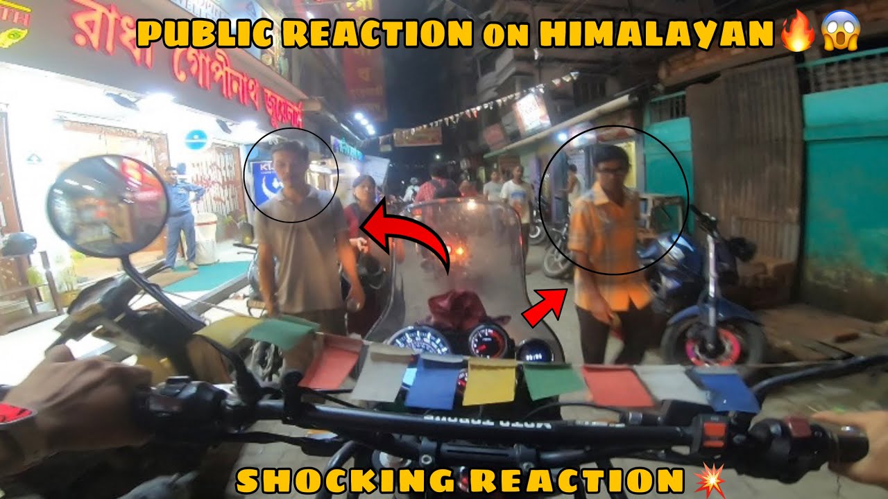 PUBLIC REACTION ON HIMALAYAN 411🔥|| POWER RAGE EXHAUST😱|| DJS VLOG ...