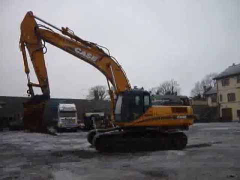CASE CX350 Excavator - YouTube