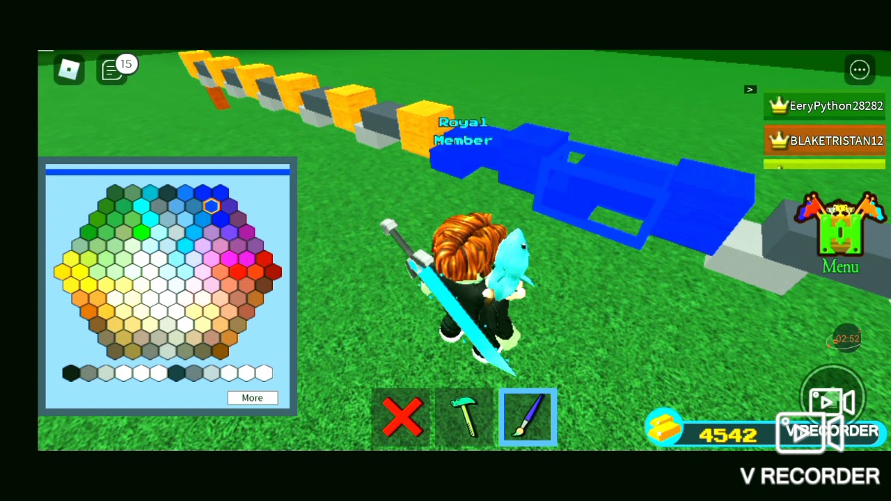 How to build a snake in build a boat roblox. - YouTube