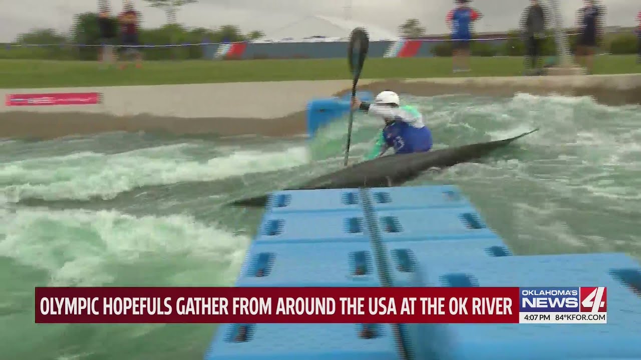 Olympic hopefuls gather from around the U.S.A. at the OK River - YouTube