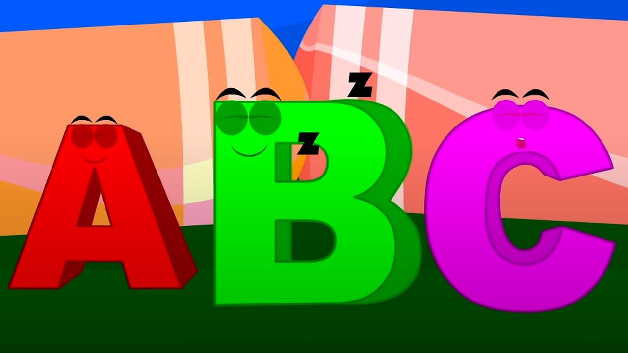 Five In The Bed Alphabets, Learning Video and Rhyme for Children - YouTube