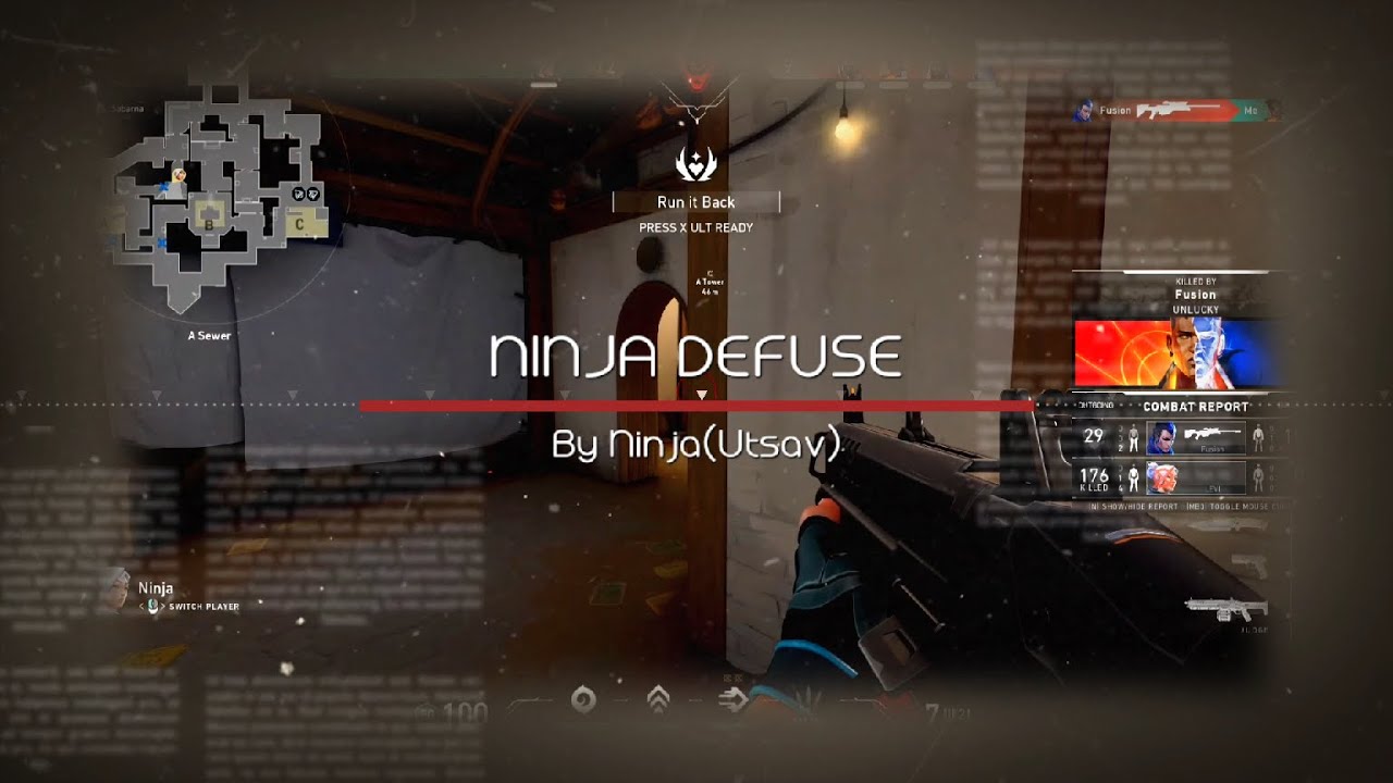 Ninja Defuse। Valorant। Competitive। Victory। Shots। Must Watch।# ...