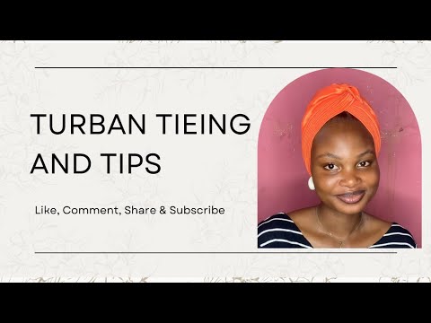 SIMPLE TURBAN TUTORIAL |step by step |