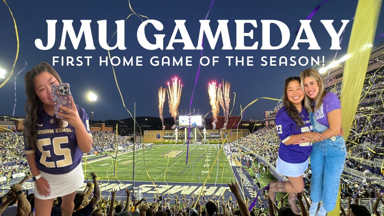 first football game of the season | james madison university - YouTube