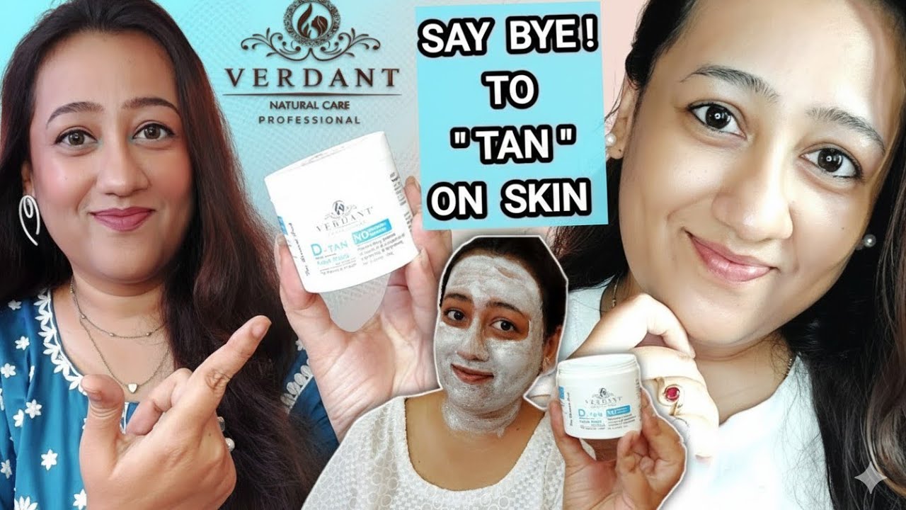 Verdant Natural Care D Tan Pack for Tan Removal Review - Face Pack for ...