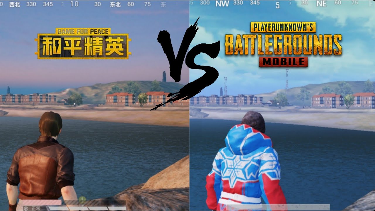 Pubg Chinese VS Pubg Global 🌴🔥 | Game for peace Vs Pubg mobile | full ...