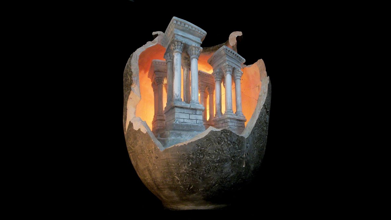 Palmyra Destruction - The Art of BC CLAY ART. - Exploding Tetrapilon ...