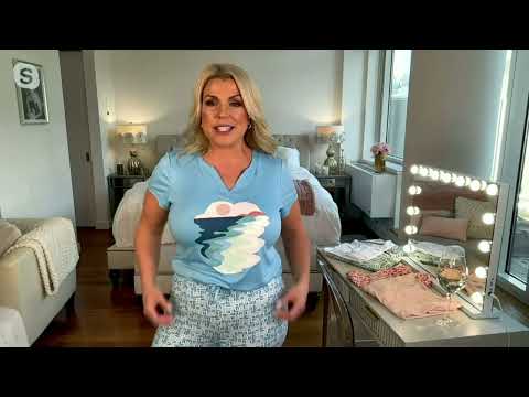 Jockey Soft Essentials Short Sleeve Top and Jogger Lounge Set on QVC