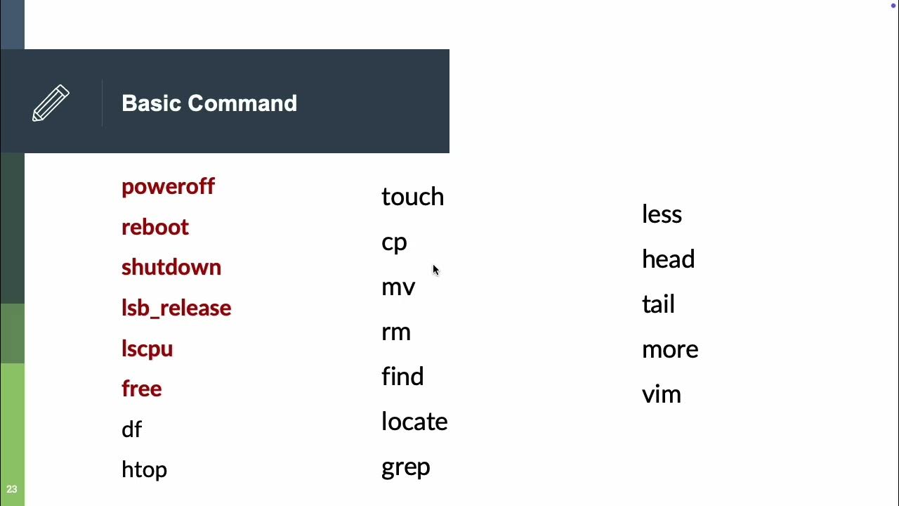 Basic Command file system - YouTube