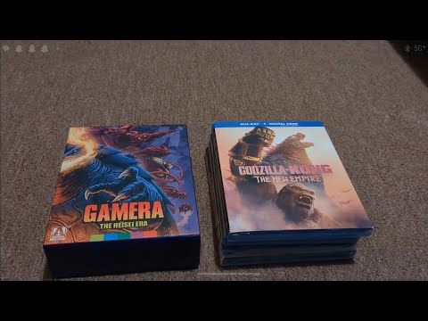 Triple Godzilla Blu-ray and Gamera Heisei Arrow Video Unboxing