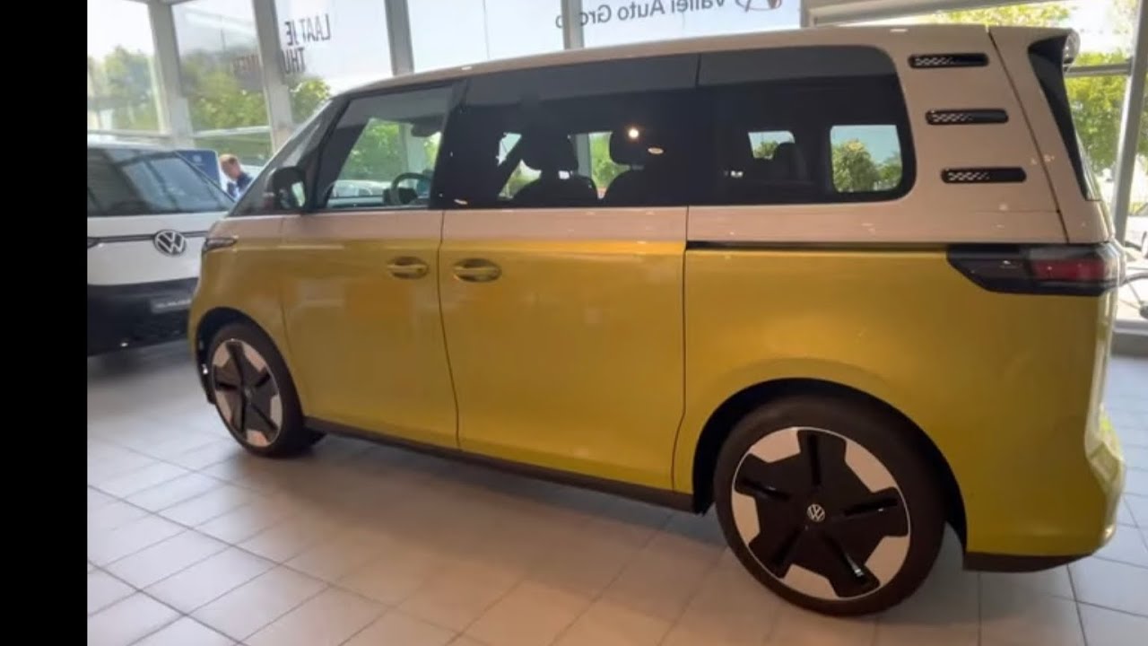 VW NEW Buzz (cargo) 2022 Two Tone Yellow - White 21 inch Bromberg, walk ...