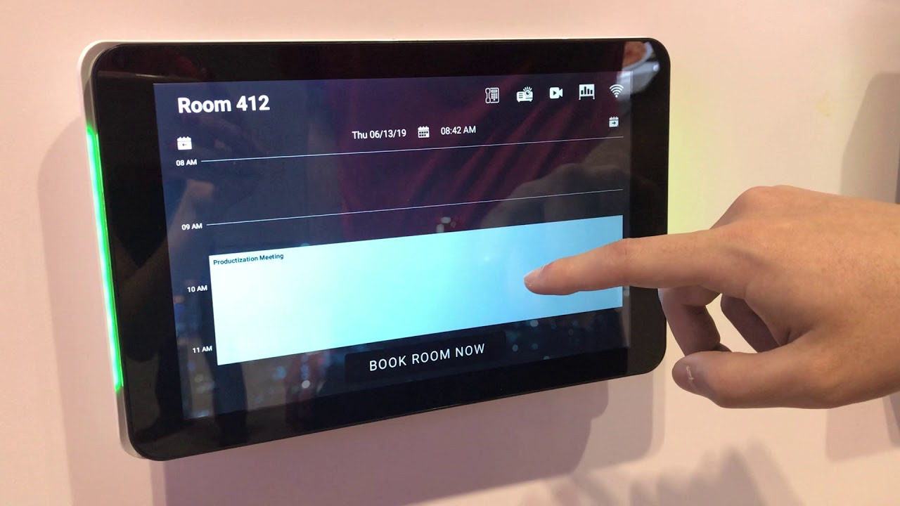 Connect Interactive Room Sign - YouTube