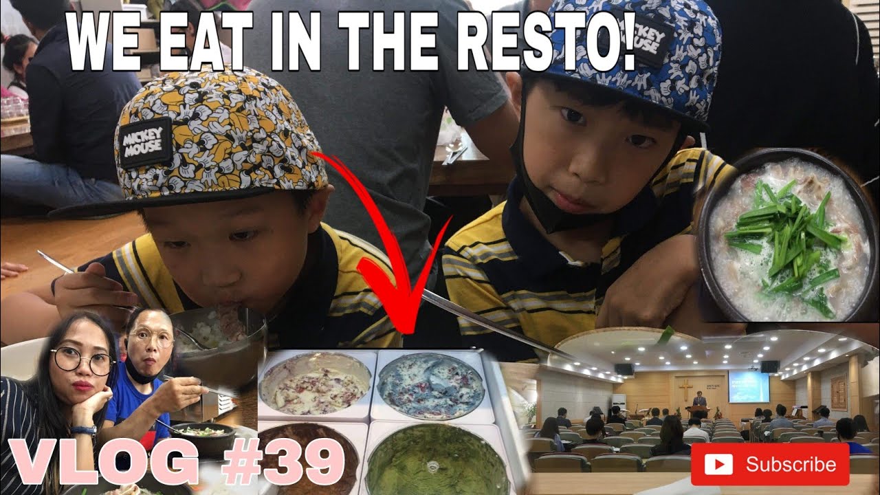 WENT TO CHURCH | THEN WE EAT IN THE RESTO + BONUS ICE CREAM 🍨 - YouTube