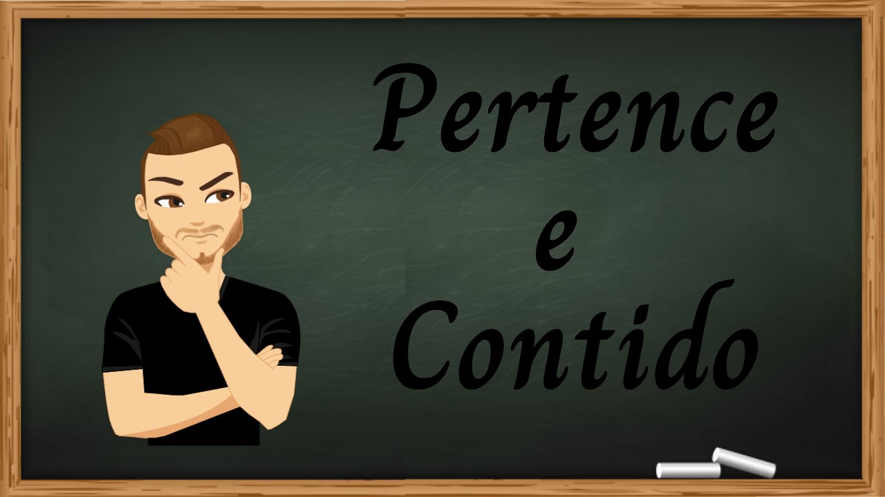 Pertence e Contido, Conjuntos numéricos - Matemática 8° ano - YouTube