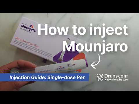 How to use Mounjaro (tirzepatide) - Injection Demonstration