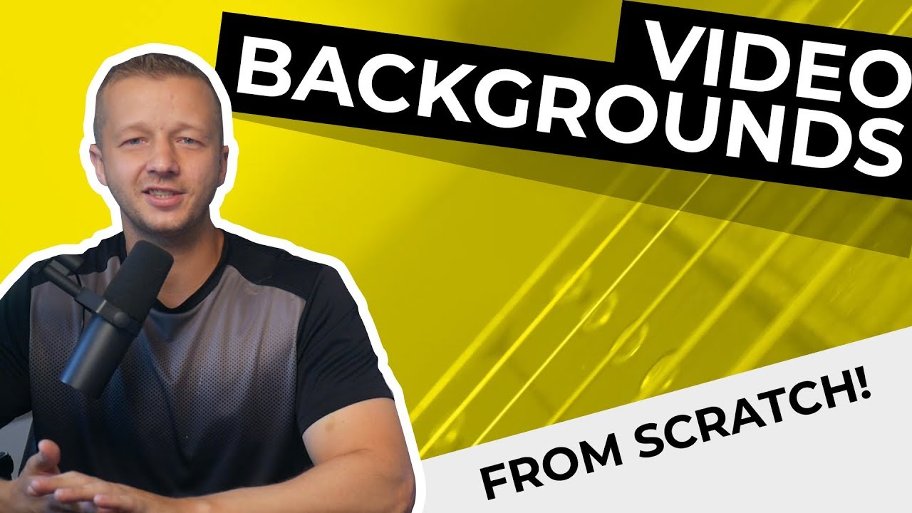 Creating Custom Video Backgrounds from Scratch - YouTube