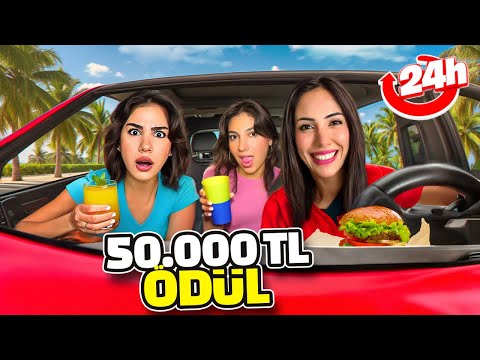 24 SAAT ARABADAN SON ÇIKAN KAZANIR !! Yağmur Eroğlu | Tuğba Eroğlu