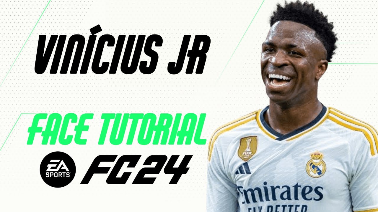 EA FC 24 - VINÍCIUS JR FACE TUTORIAL + STATS [REAL MADRID]. - YouTube