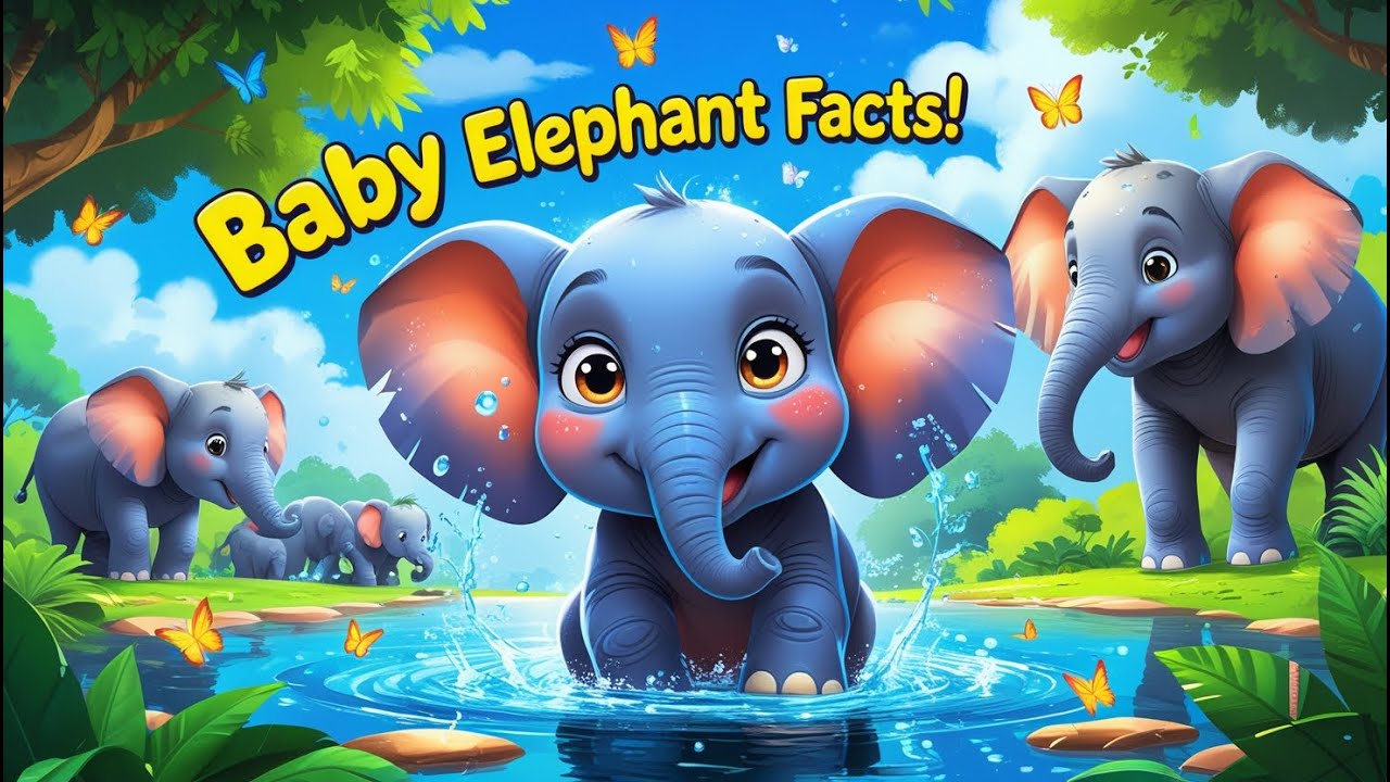 How Do Baby Elephants Grow So Big? 🐘 Fun Facts for Kids (3.5 Minutes ...