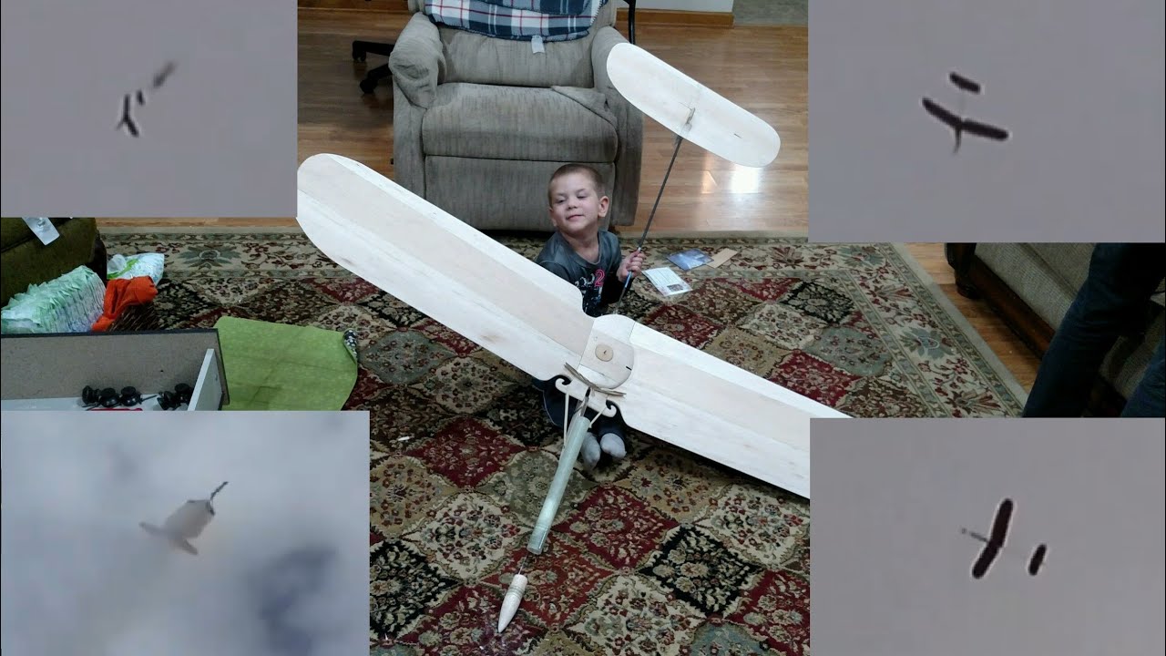We built a giant rocket glider! - YouTube