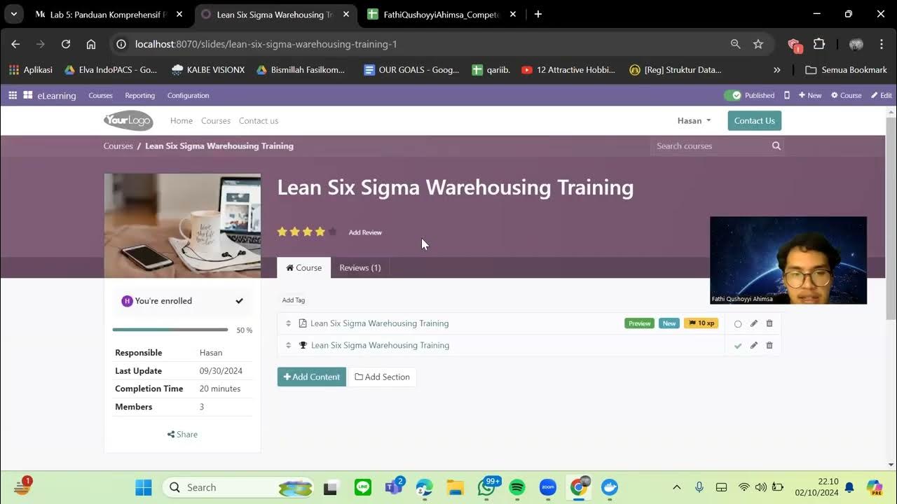 Lab 5: Membuat Program Training Odoo 16 - YouTube