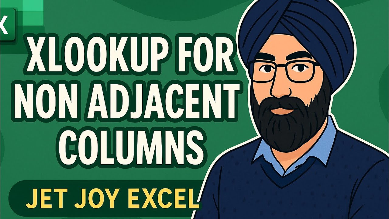 How to Use XLOOKUP for Non-Adjacent Columns in Excel | Easy Excel ...