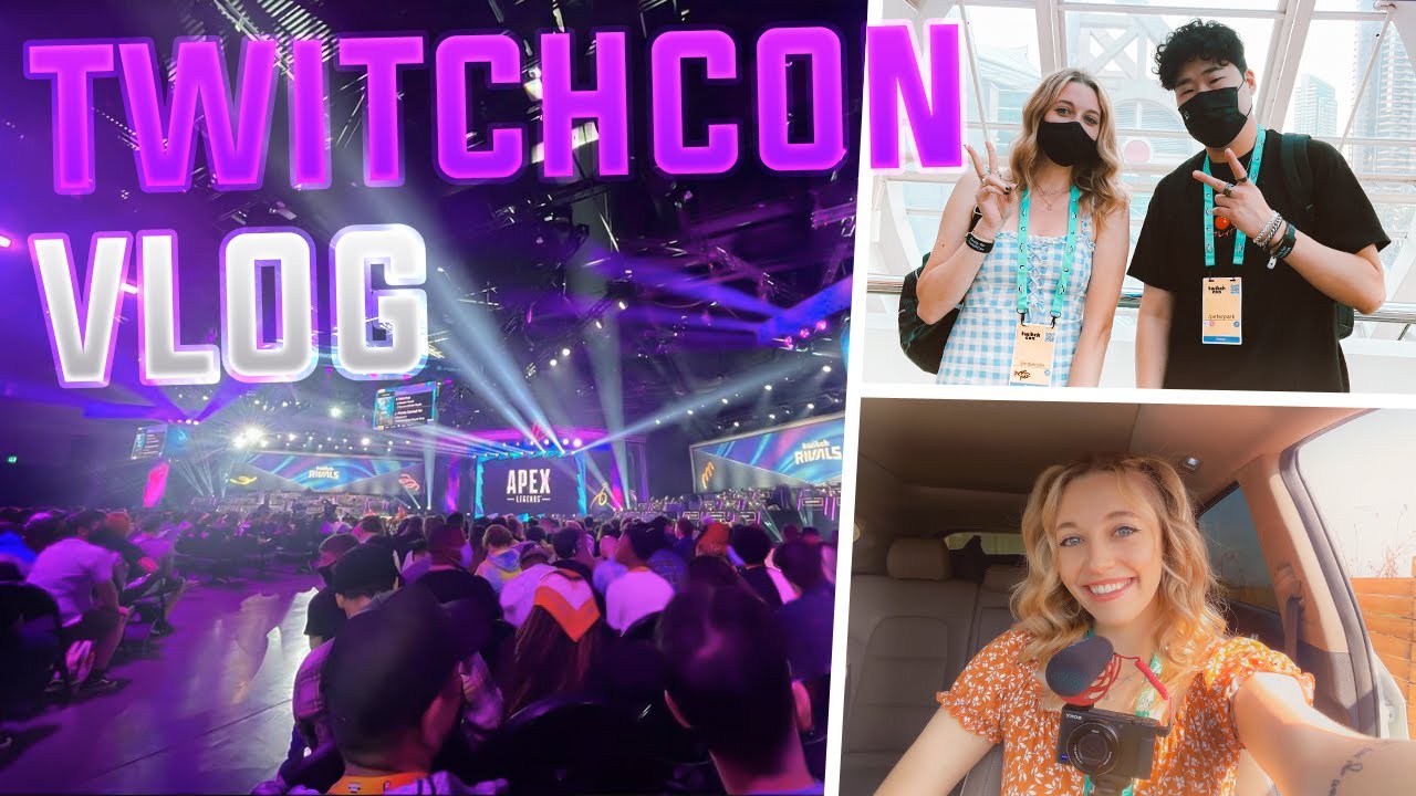 TWITCH CON VLOG -- Going to my very first ever Twitch Con San Diego ...