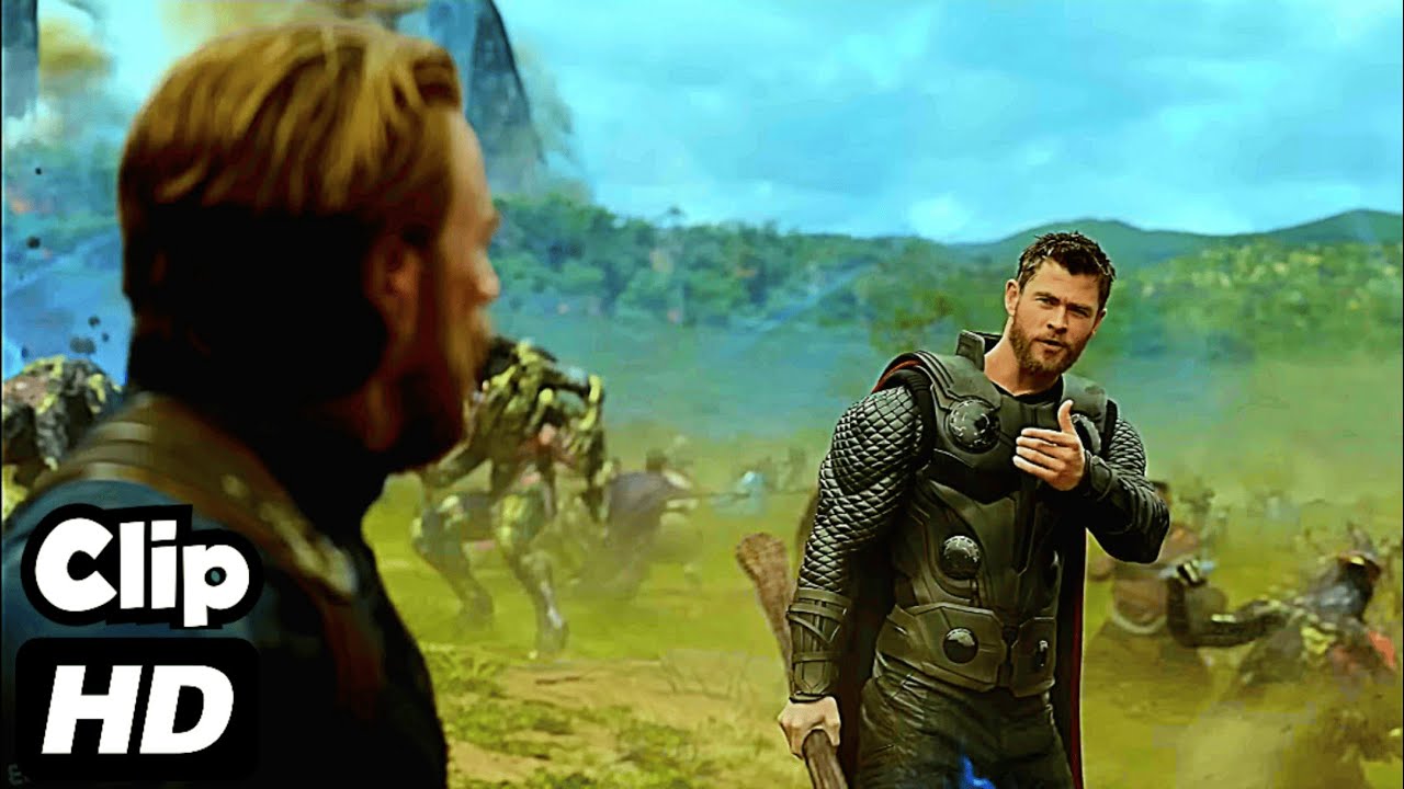 Wakanda Full Battle Scene Hindi Avengers VS Black Order Army Avengers ...