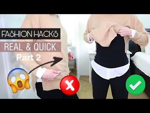 FASHION HACKS 2021 that will CHANGE YOUR LIFE Part 2 | QUICK EASY DYI ...